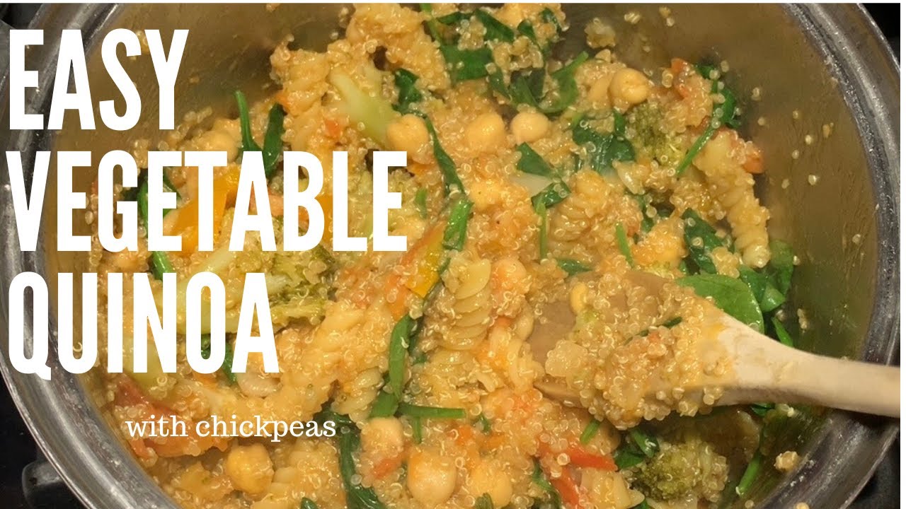 Vegetable Quinoa /Easy & Budget Friendly Meals - YouTube