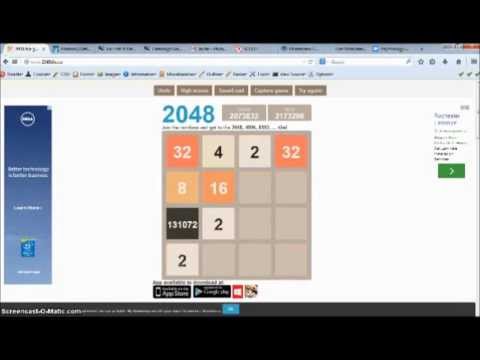 2048 Game: The 131072 Tile - YouTube