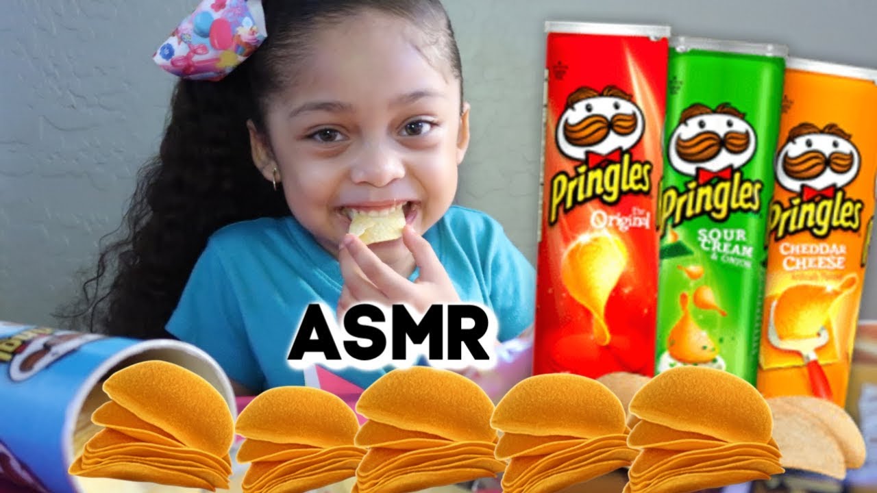 PRINGLES MUKBANG \ ASMR EATING | RAISINGHALO - YouTube