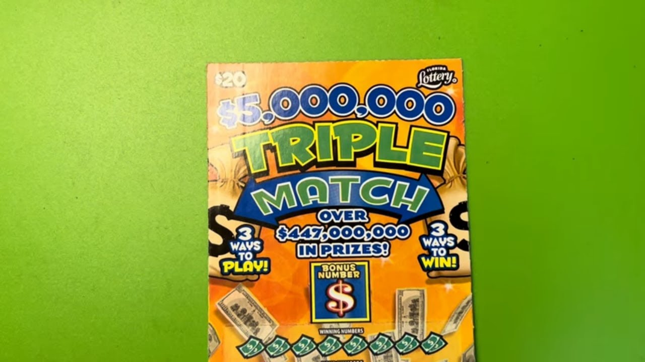 Scratching Wizard Plays $5 Million Triple Match Lottery Ticket - YouTube