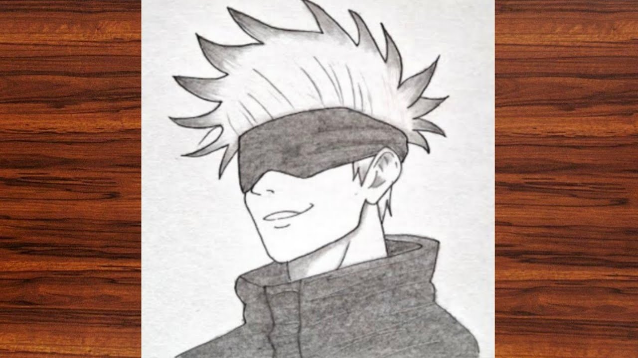 How to Draw Gojo Satoru || Jujutsu Kaisen Drawing Tutorial || Easy ...