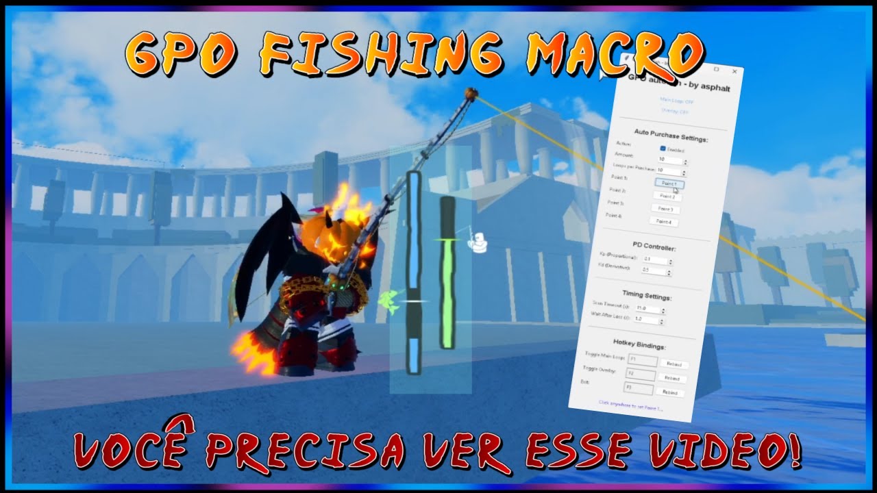 MACRO de PESCA no GPO!!! | Dicas e Bugs | Não use macro antes de ver ...