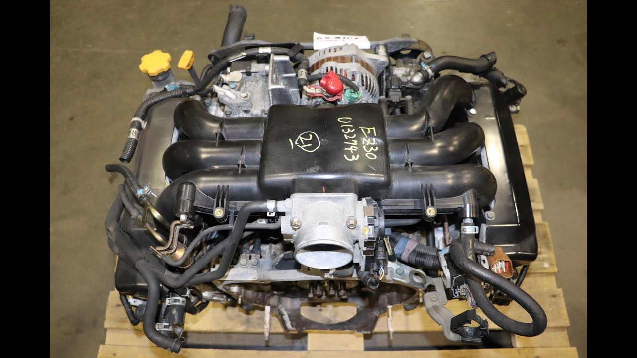 JDM Subaru Legacy Outback Tribeca b9 engine 3.0L H6 Motor Compression ...
