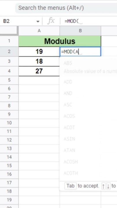 Excel Excelformulas Shorts Addition Division Subtraction Modulus Modulusfunctions Youtube