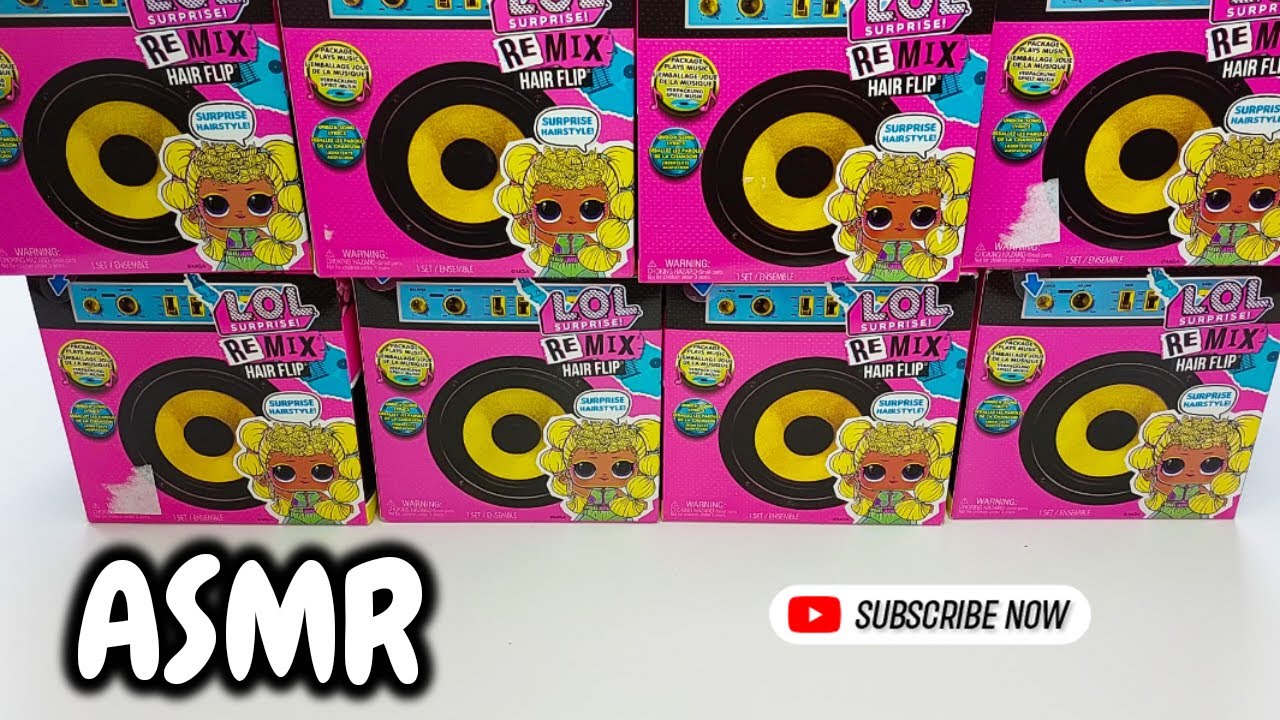 New LOL Surprise Remix Unboxing ASMR 🎵🎤| NEW SET UNBOXING LOL Surprise ...