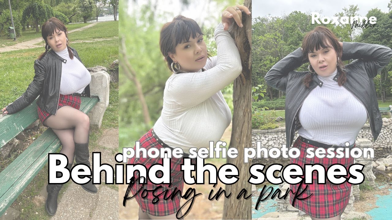 Behind the scenes - Posing in a park - YouTube