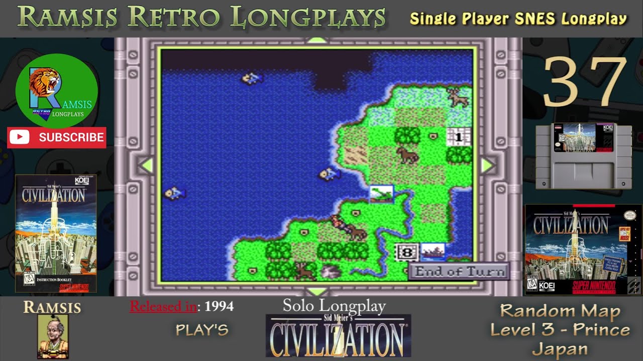 Sid Meier's Civilization | 1994 | SNES | Prince | Random | Japan ...