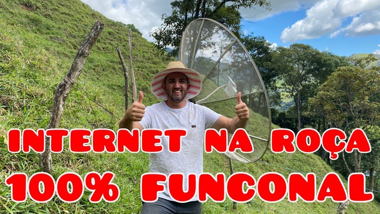 COMO INSTALAR INTERNET NA AREA RURAL - Faça Você Mesmo - YouTube