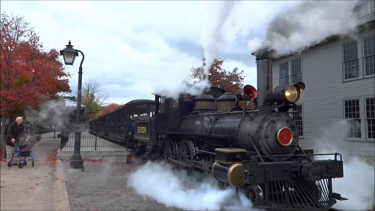 Edison Steam Locomotive - YouTube
