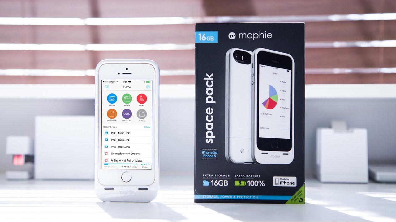 Mophie Space Pack Battery & Storage Case Review - YouTube