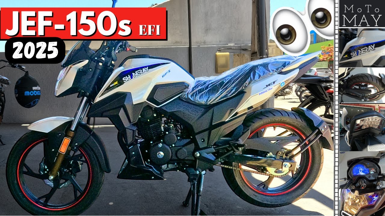 Shineray JEF 150s EFI - 2025, Em detalhes | A 150 mais BBB do Brasil ...