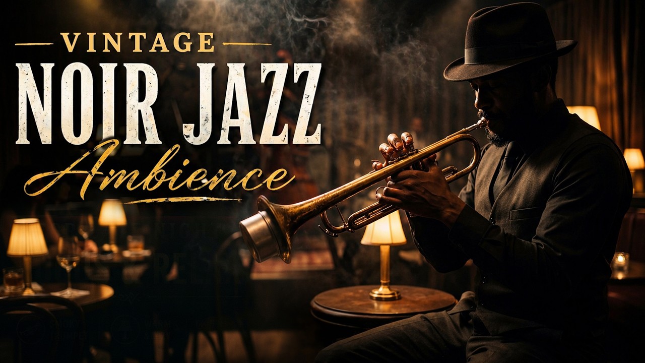 Vintage Noir Jazz Ambience for Late Night Focus & Relax - YouTube