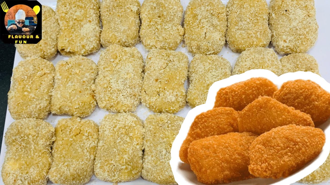 Chicken Nuggets Recipe| Kids Lunch Box Recipe by Flavours & fun!! - YouTube