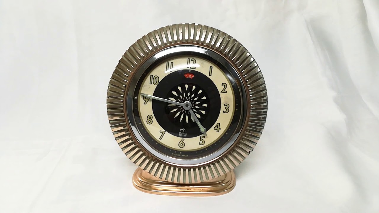 EQUITY EMPIRE MADE alarm clock vintage - YouTube