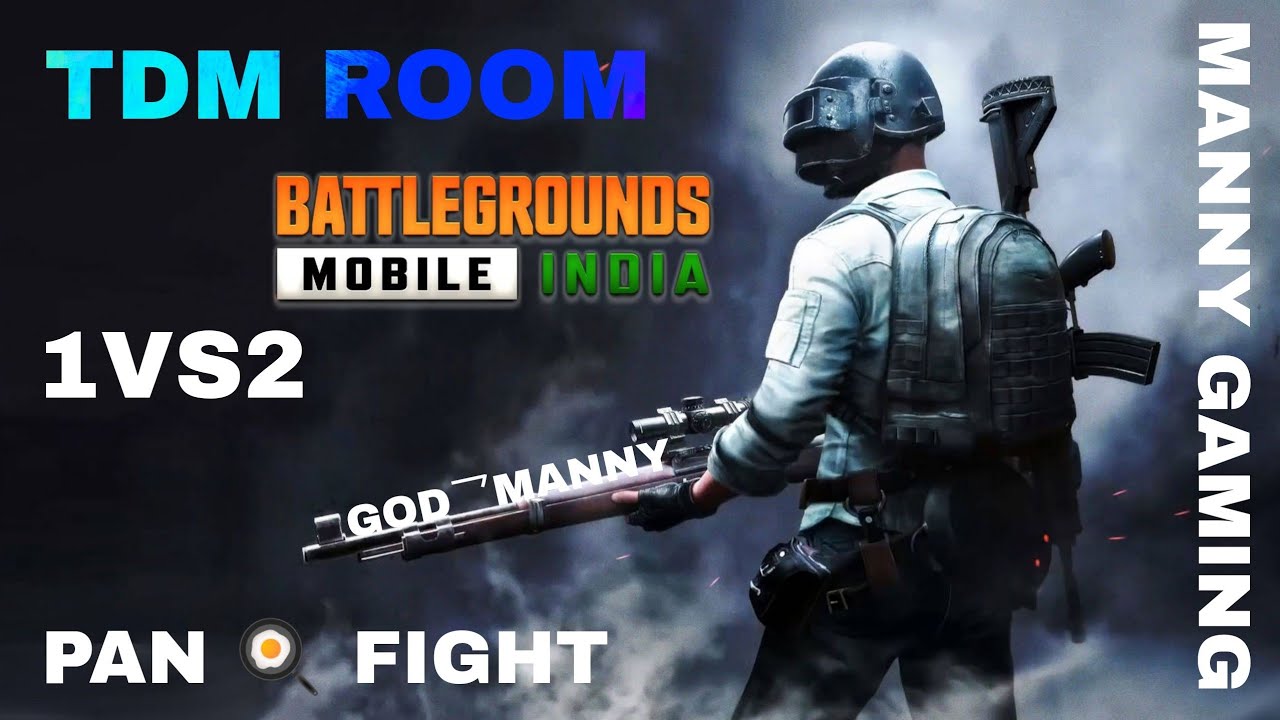 BGMI PAN 🍳 FIGHT TDM ROOM 1VS2 || MANNY GAMING - YouTube