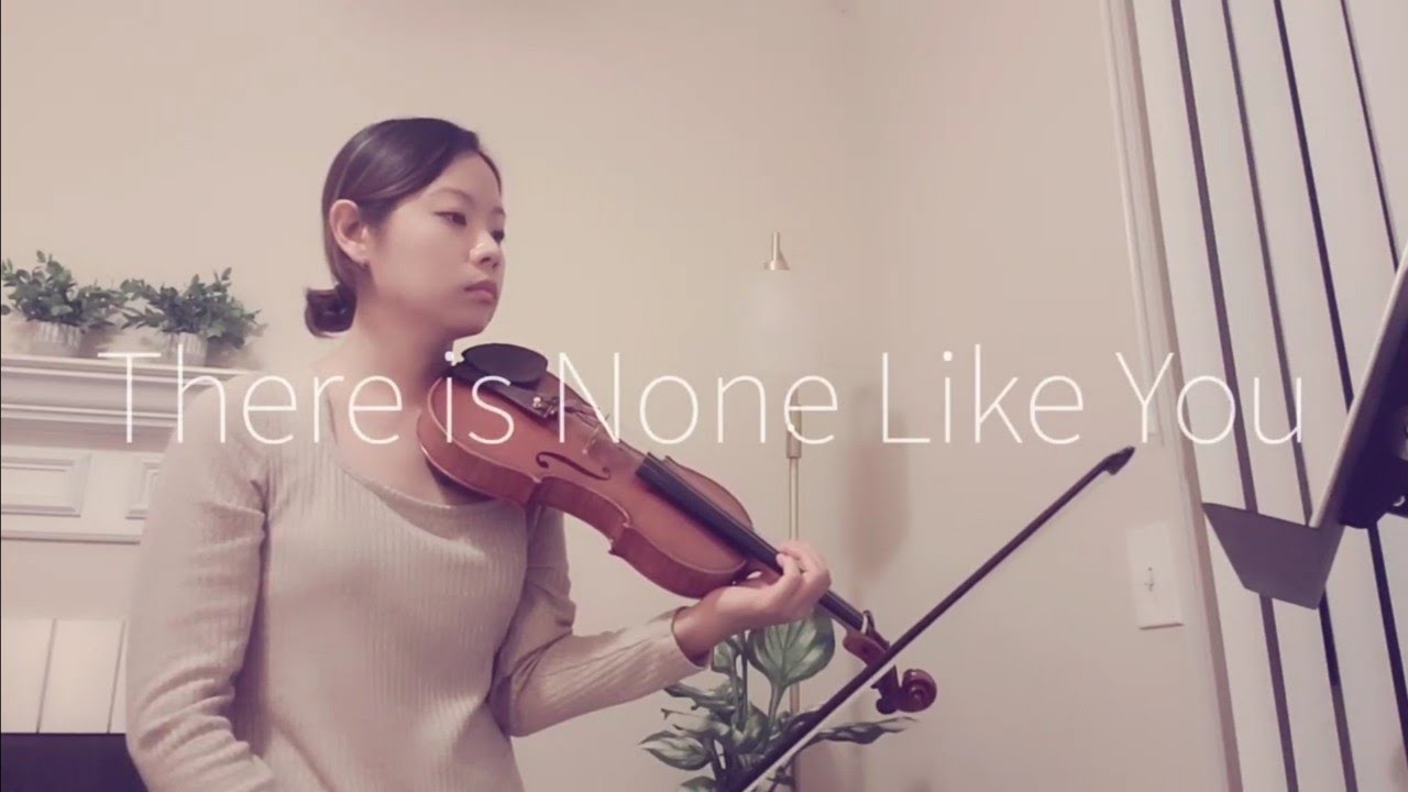 There is None Like You (주님과 같이) | violin worship practice - YouTube