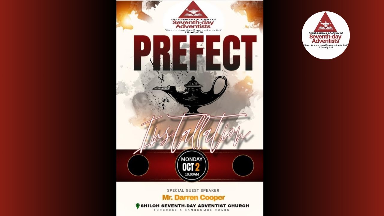 Grand Bahama Academy Prefect Installation Service | Oct 2nd 2023 ...