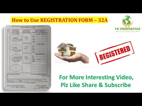 How to Full Form 32A Submit  Registration For NRI'S or Local Peoples, #Telangana , #Hyderabad,#India