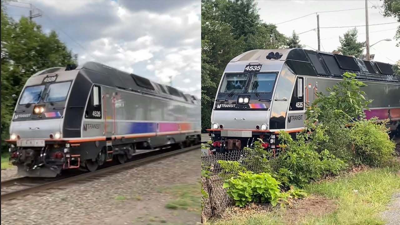 OG and New Bombardier ALP-45DP at Anderson Street Station ft. NJT 4514 ...