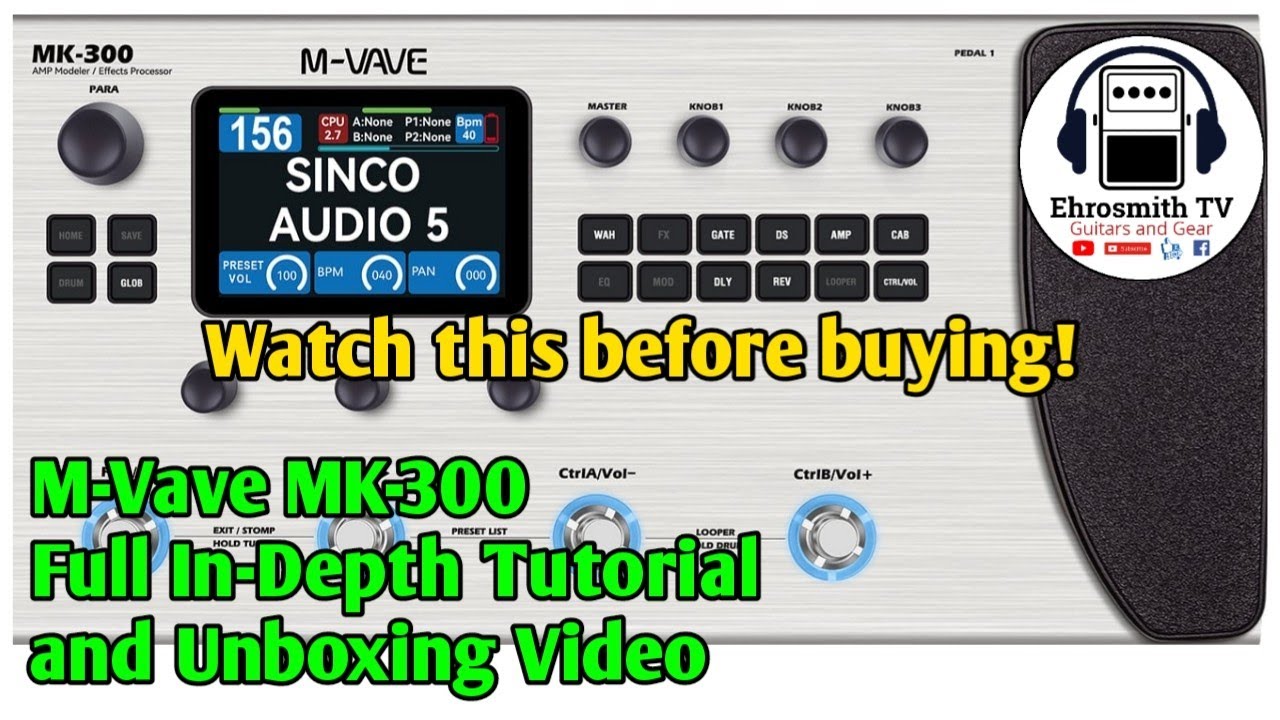 M-VAVE MK-300 FULL IN-DEPTH TUTORIAL AND UNBOXING VIDEO - YouTube