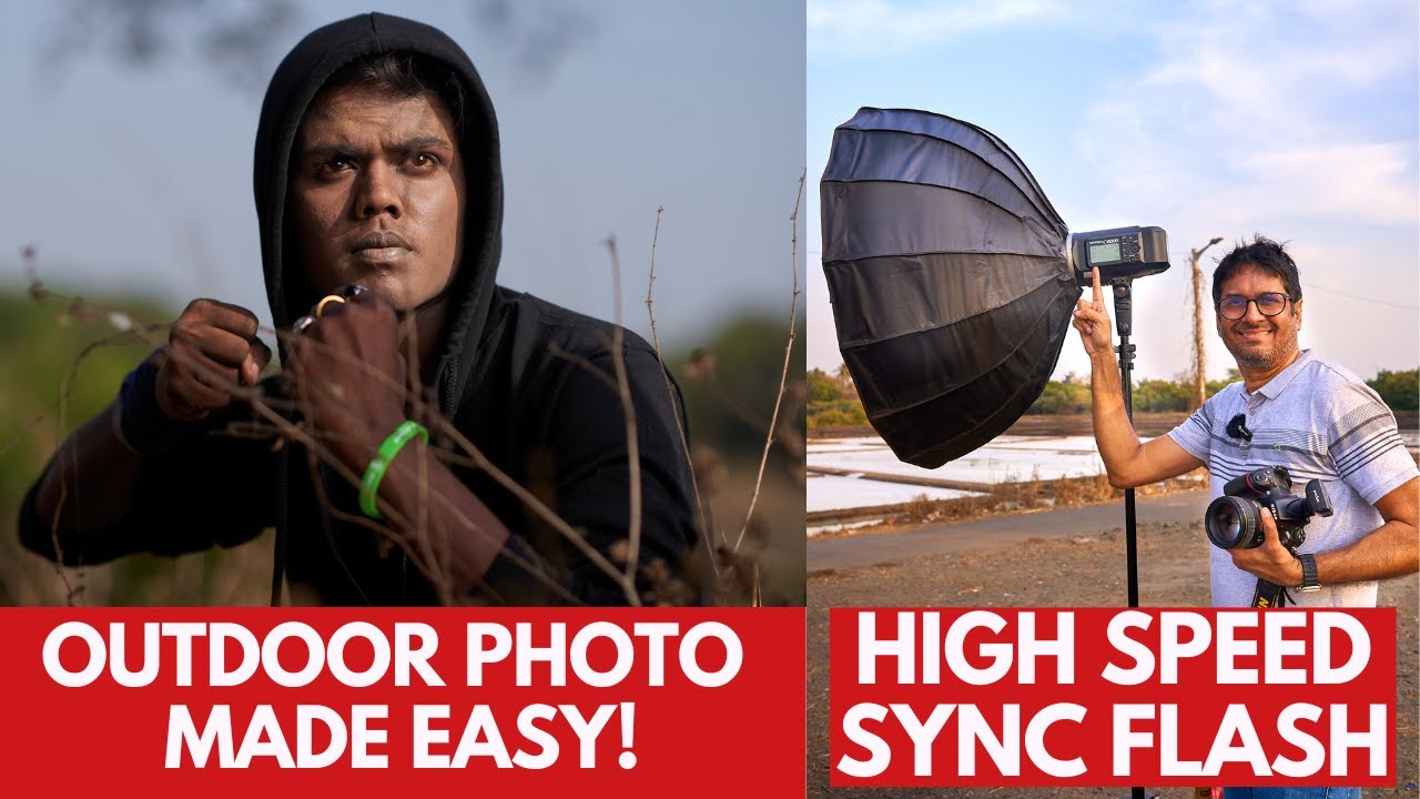 Take Better Outdoor photos with HIGH SPEED SYNC FLASH! - YouTube
