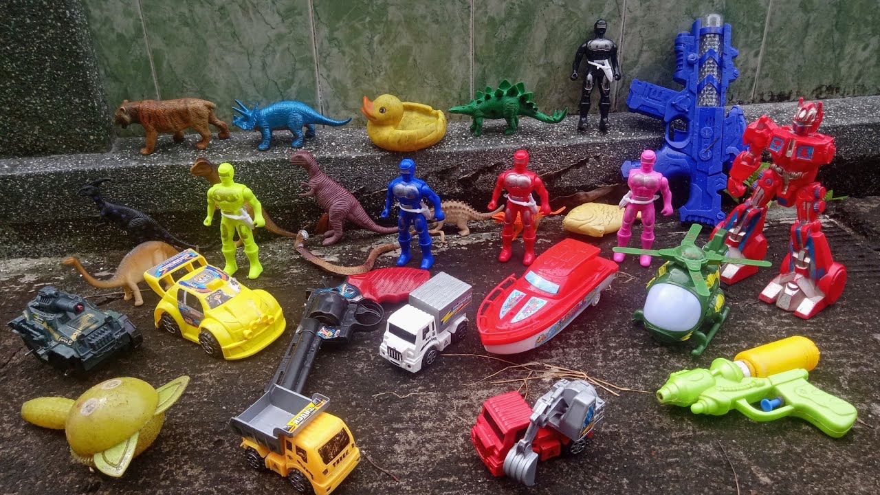 Hunting Power Ranger, Tank, Helikopter, Dinasaorus, Macan, Badak, Bebek ...