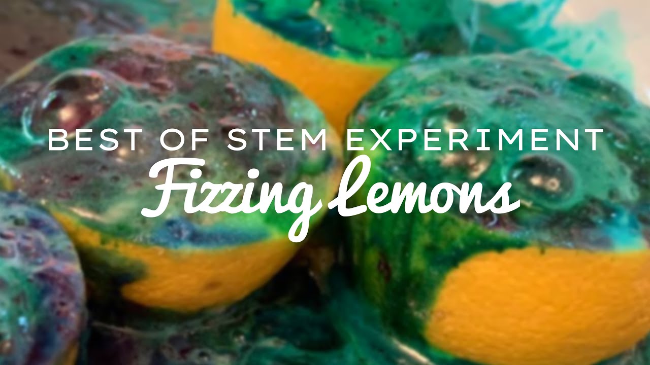 Amazing Fizzing LEMON VOLCANO Experiment Kids Will Love! - YouTube
