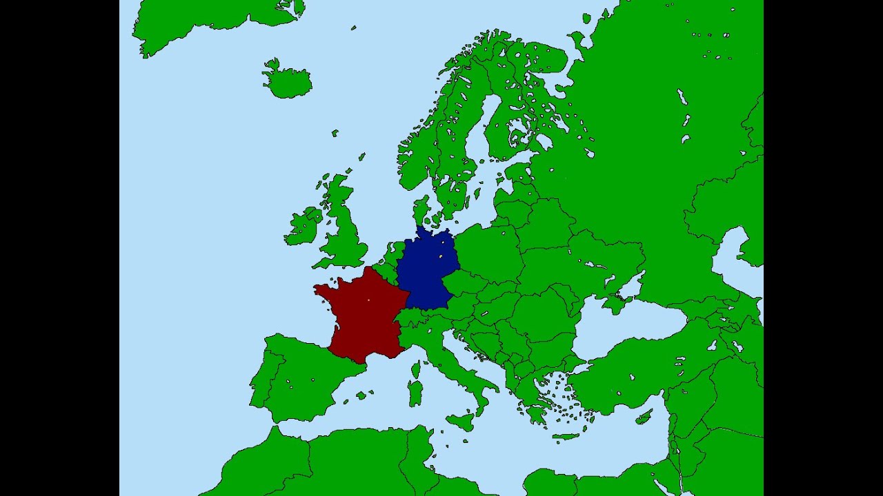 France vs Germany war scenario! - YouTube