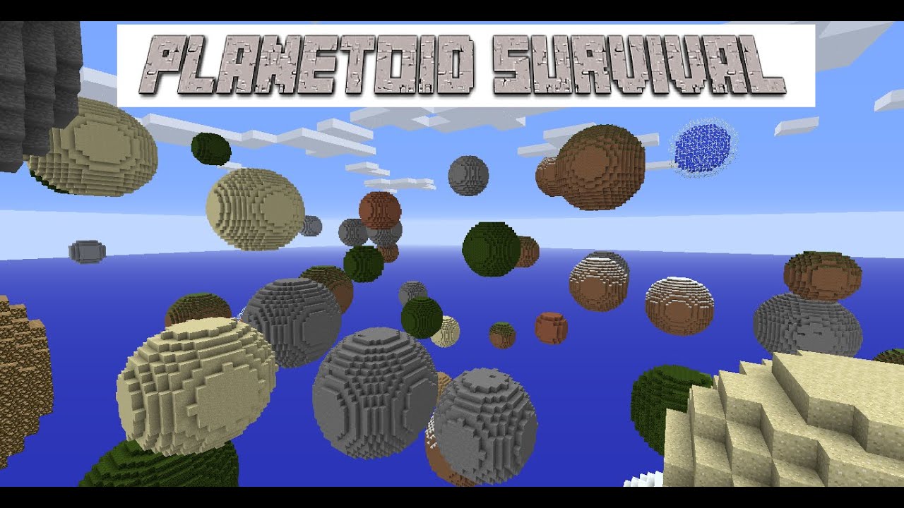 Minecraft Planetoid Survival Ep 1 FELL OFF TWICE! - YouTube