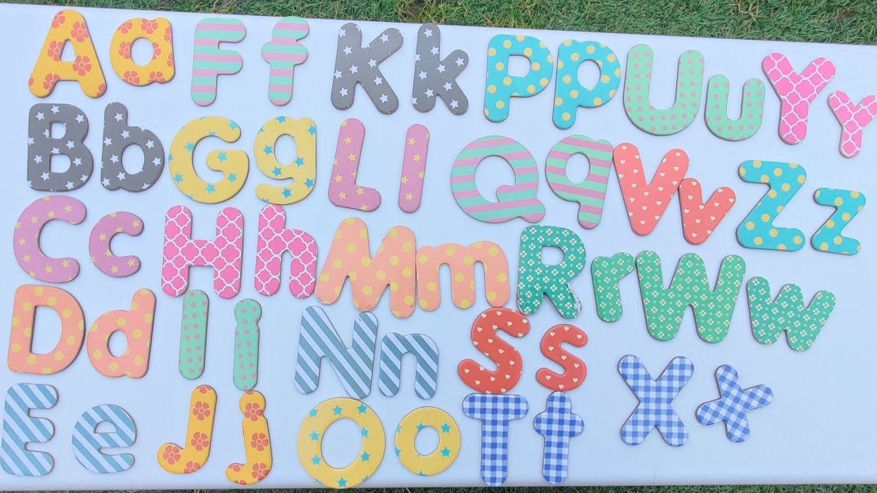 Learn ABC With Rainbow Colors | Learn Upper and Lower Case Letters ...