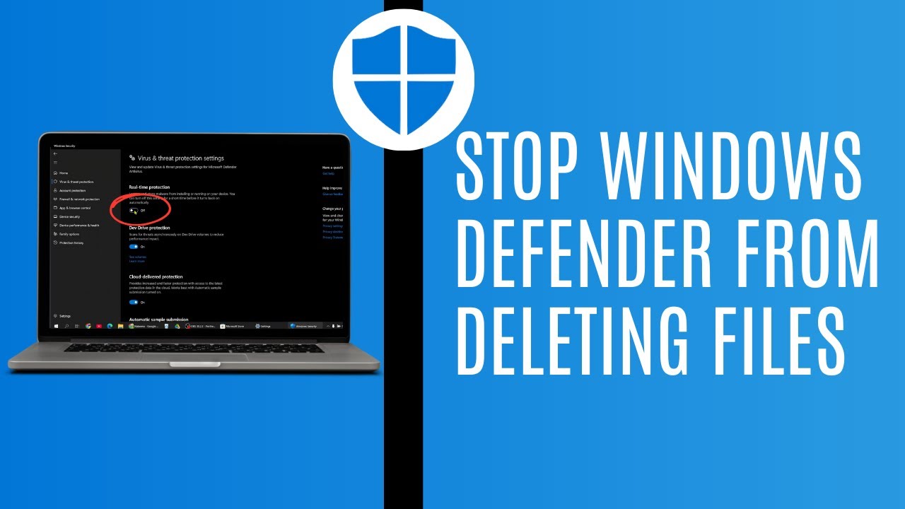 How To Stop Windows Defender From Deleting Files ️ - YouTube