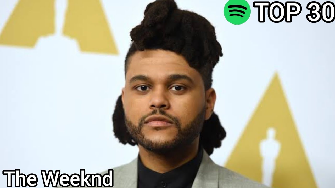 Top 30 The Weeknd Most Streamed Songs On Spotify - YouTube