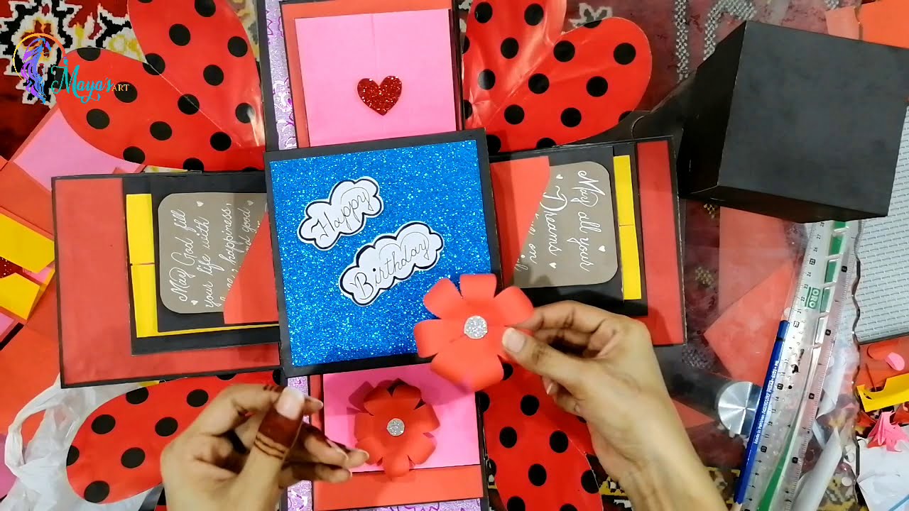 How to Make Gift Box | Surprise Box | Card Box - YouTube