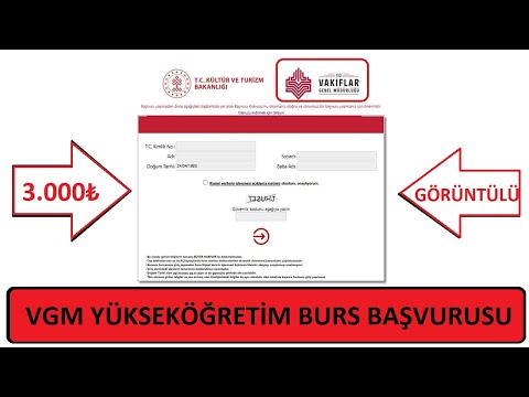 VGM Burs Başvurusu Nasıl Yapılır? #burs 