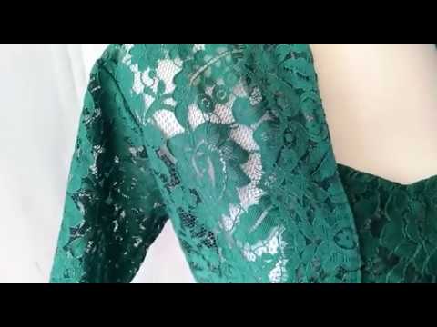 Kebaya Kutubaru Hunter Green, Kebaya Brokat Kutubaru