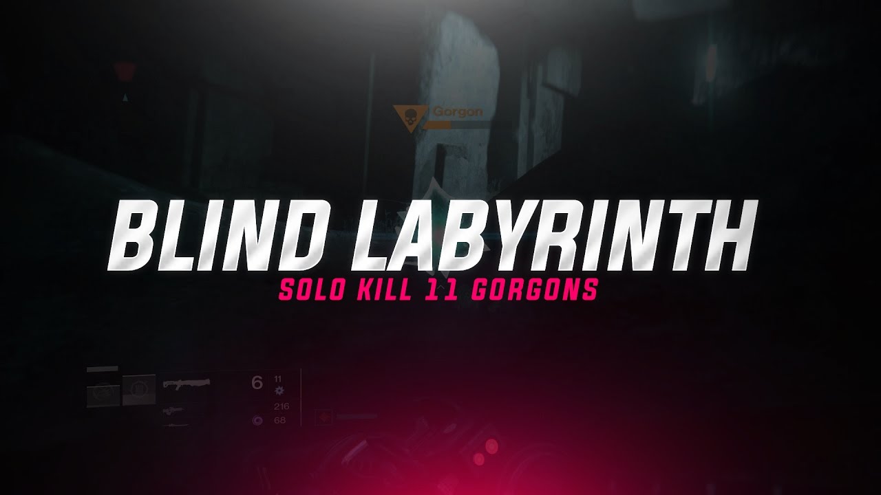 Destiny - Solo Blind Labyrinth (Kill 11 Gorgons) - YouTube
