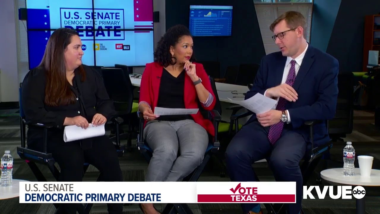 Ashley Goudeau, Patrick Svitek and Ashley Lopez preview U.S. Senate ...
