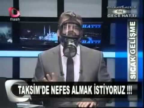 Biber Gazı Protestosu   Flash TV Gökhan Taşkın