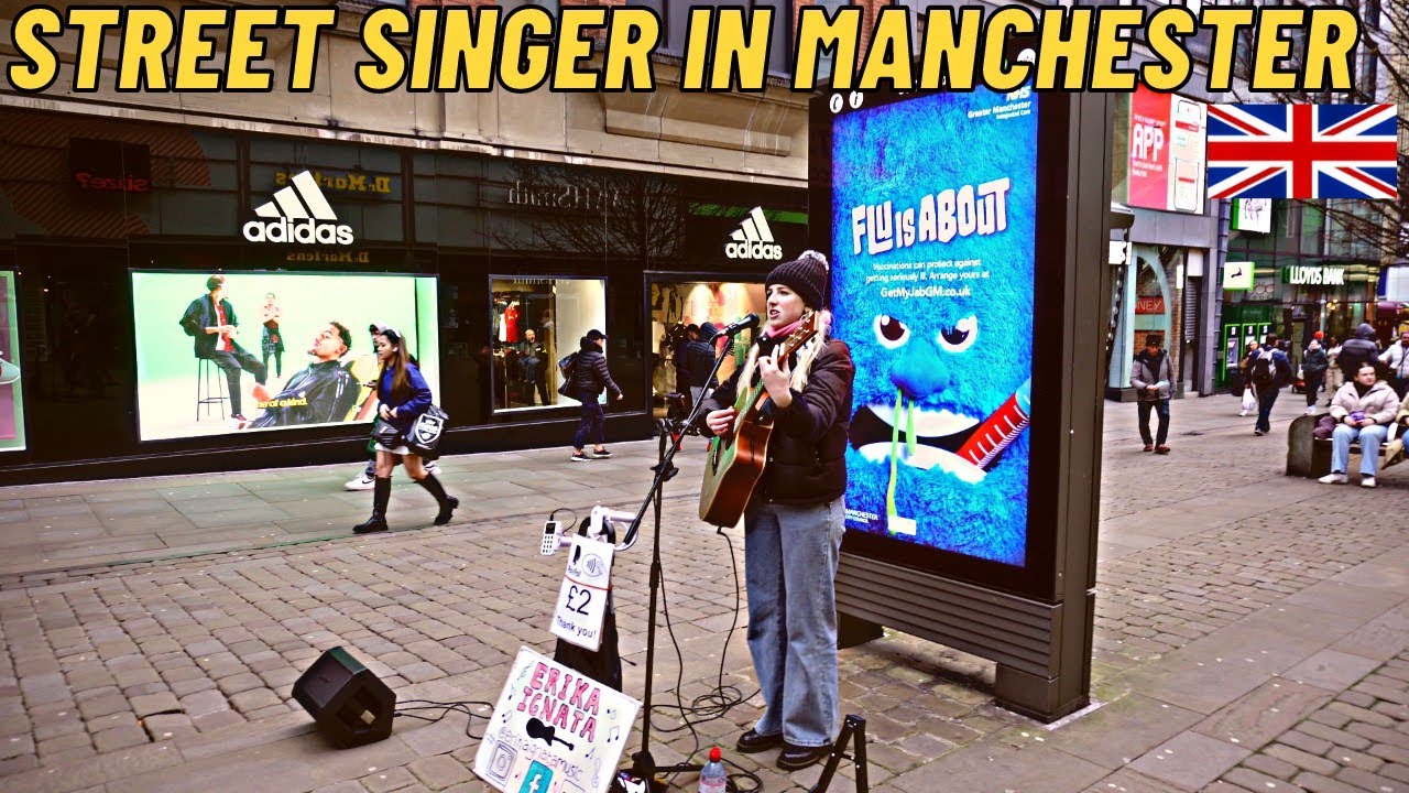 Amazing Voice of Street Singer in Manchester UK 🇬🇧 | Tipu Khan Vlogs ...