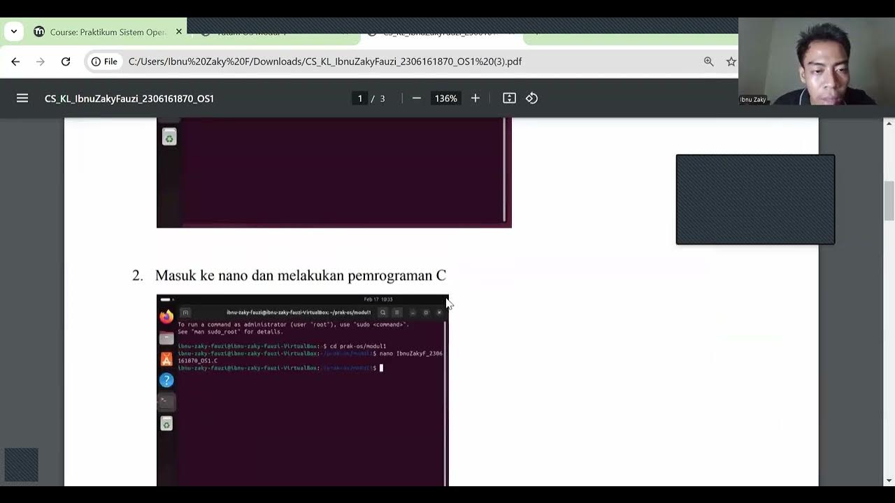 TUTAM_KL_IbnuZakyFauzi_2306161870_OS1 - YouTube