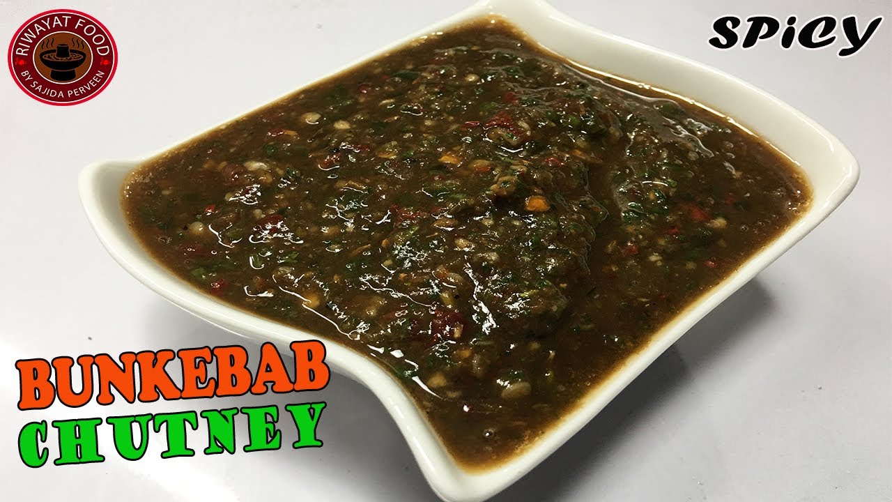Bun Kebab Chutney Recipe | Street Food style Bun kabab chutni Recipe ...