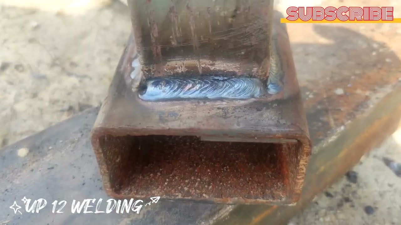 2 inches pipe learn trick E6013 - YouTube