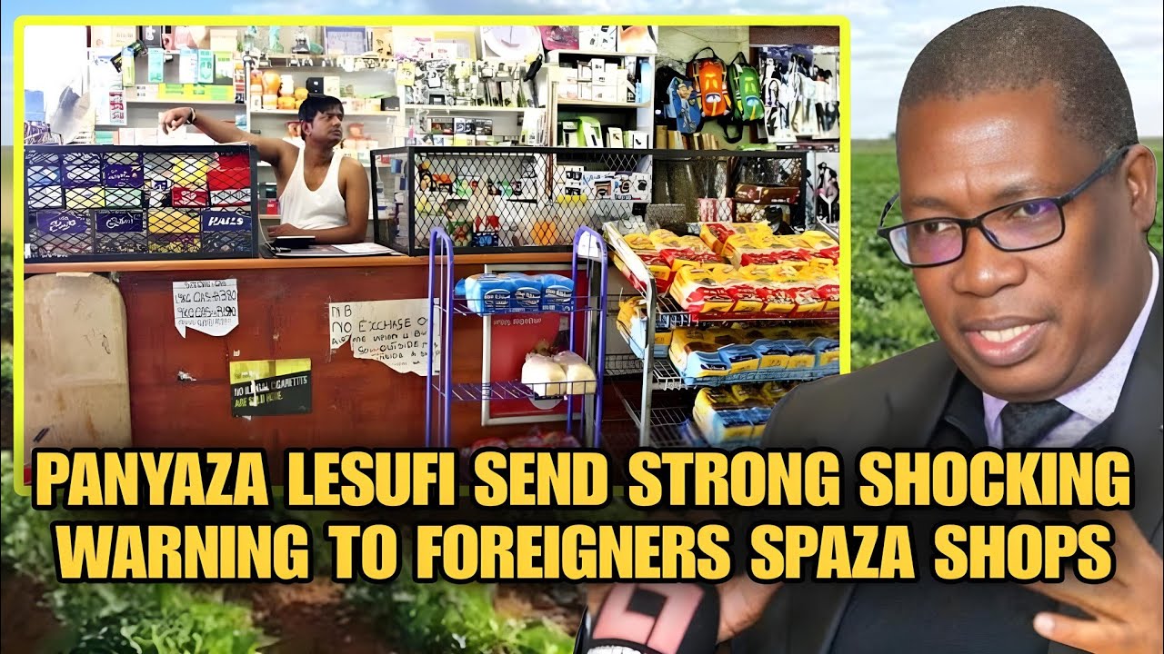 Panyaza Lesufi Sends Strong Shocking Warning To Foreigners SPAZA SHOPS ...