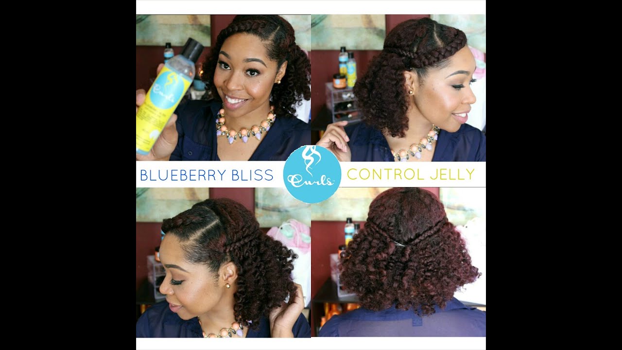 Curls Blueberry Bliss Curl Control Jelly Product Review and Demo - YouTube