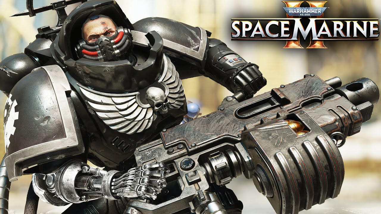 HEAVY BOLTER GAMEPLAY - Iron Hands Cyborg vs Tyranids - Warhammer 40k ...