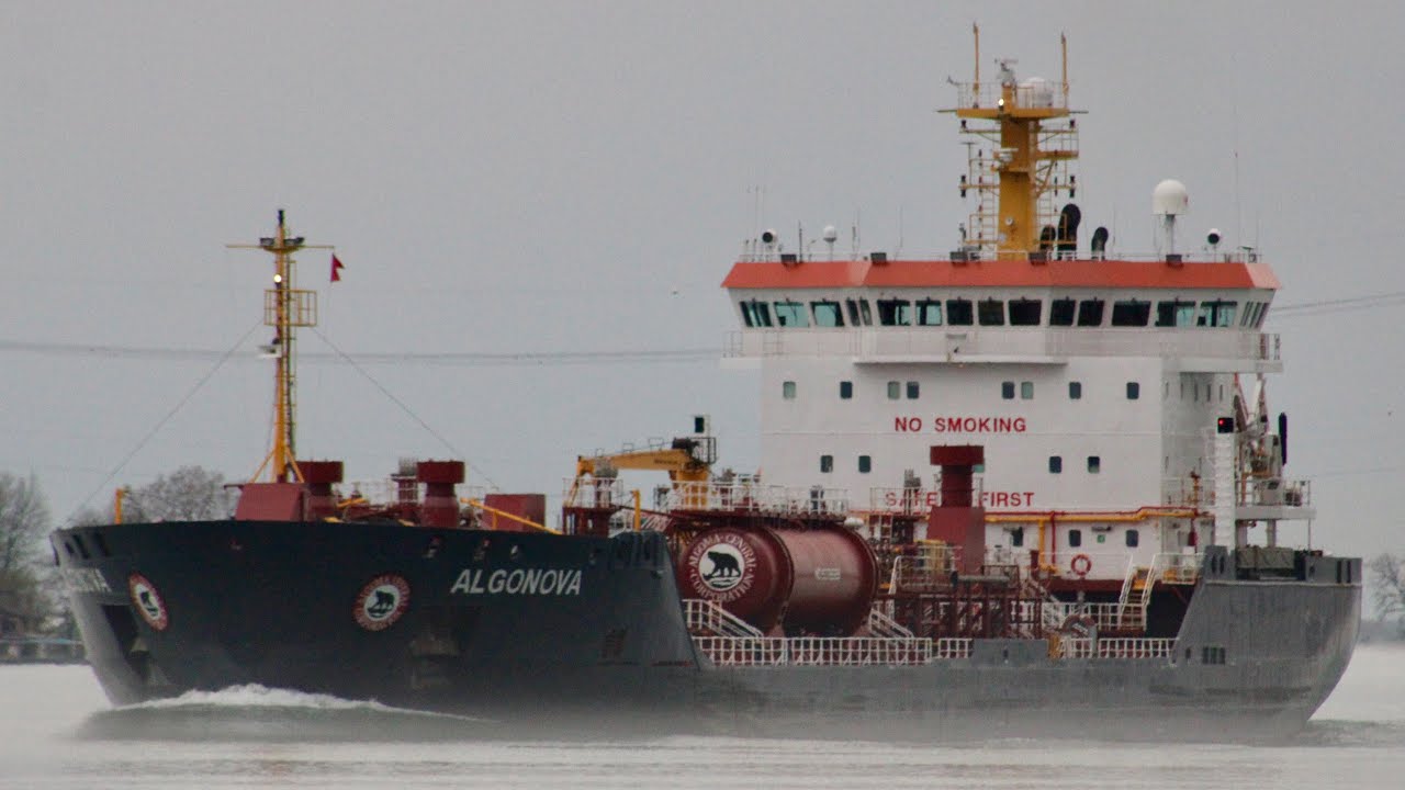 Canadian Tanker Algonova - YouTube