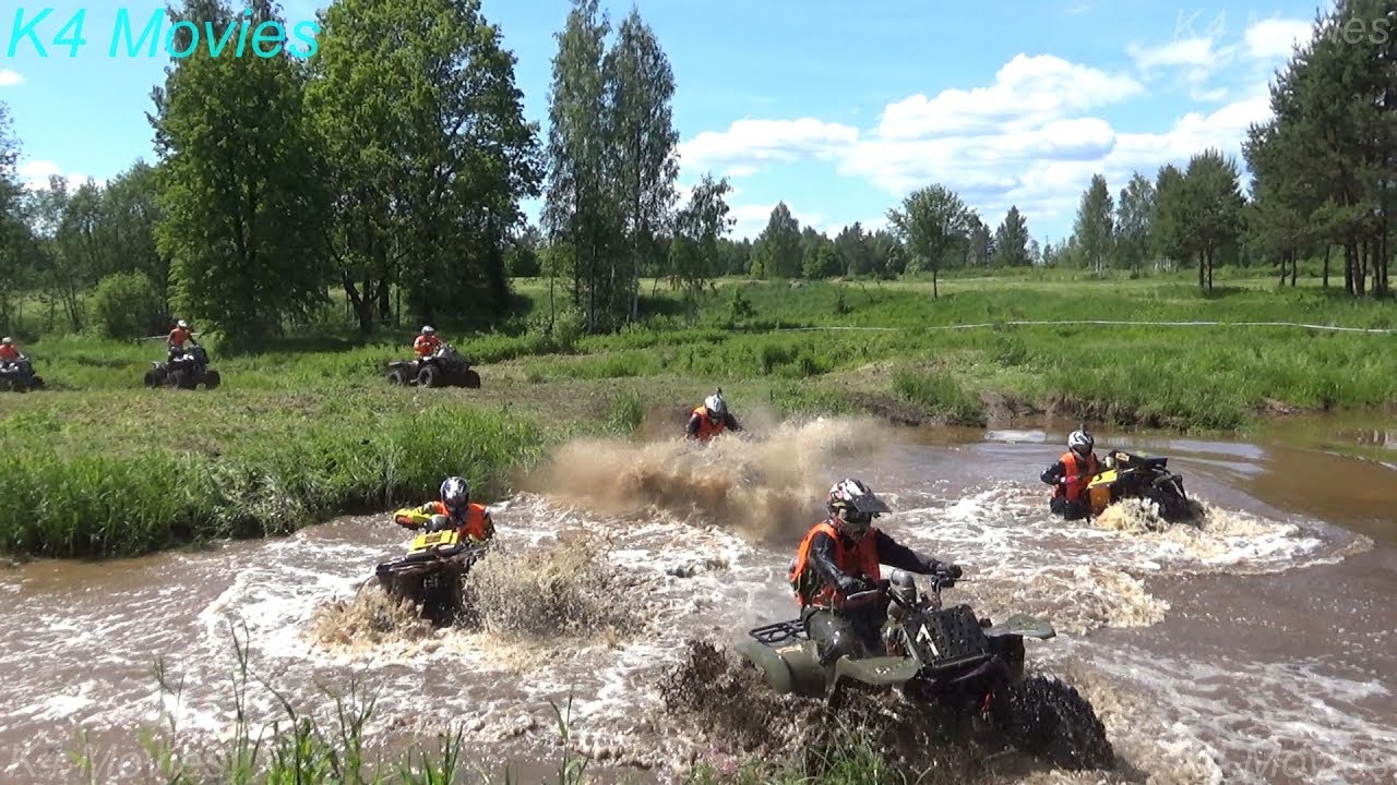 ATV Sport, Water / Mud Race | Rugaji 2017 - YouTube