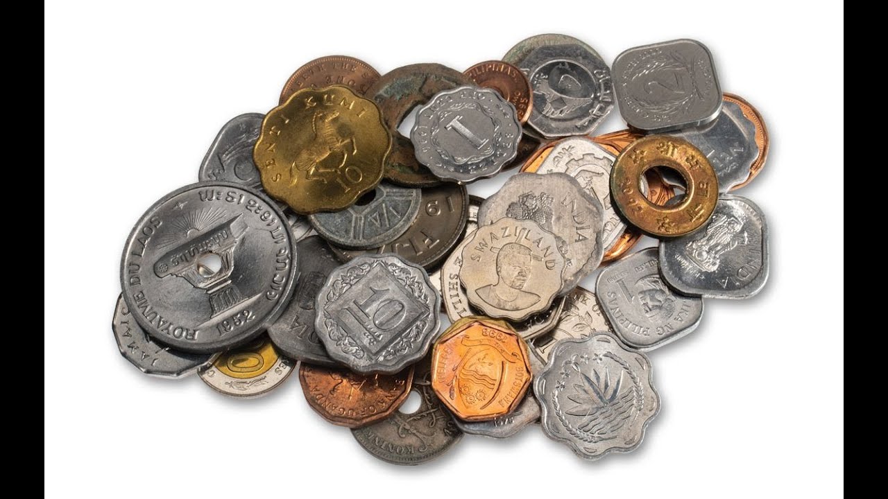 9 Of The Weirdest Shaped Coins Ever - YouTube