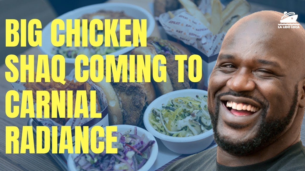 Shaq's Big Chicken Shaq to Debut on Carnival Radiance - YouTube