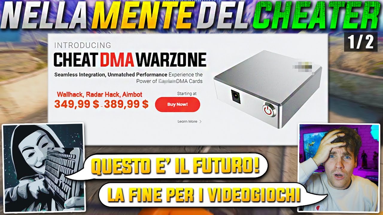 CHEATER Italiano SPIEGA il FUTURO dei CHEAT "DMA"... ADDIO WARZONE ...